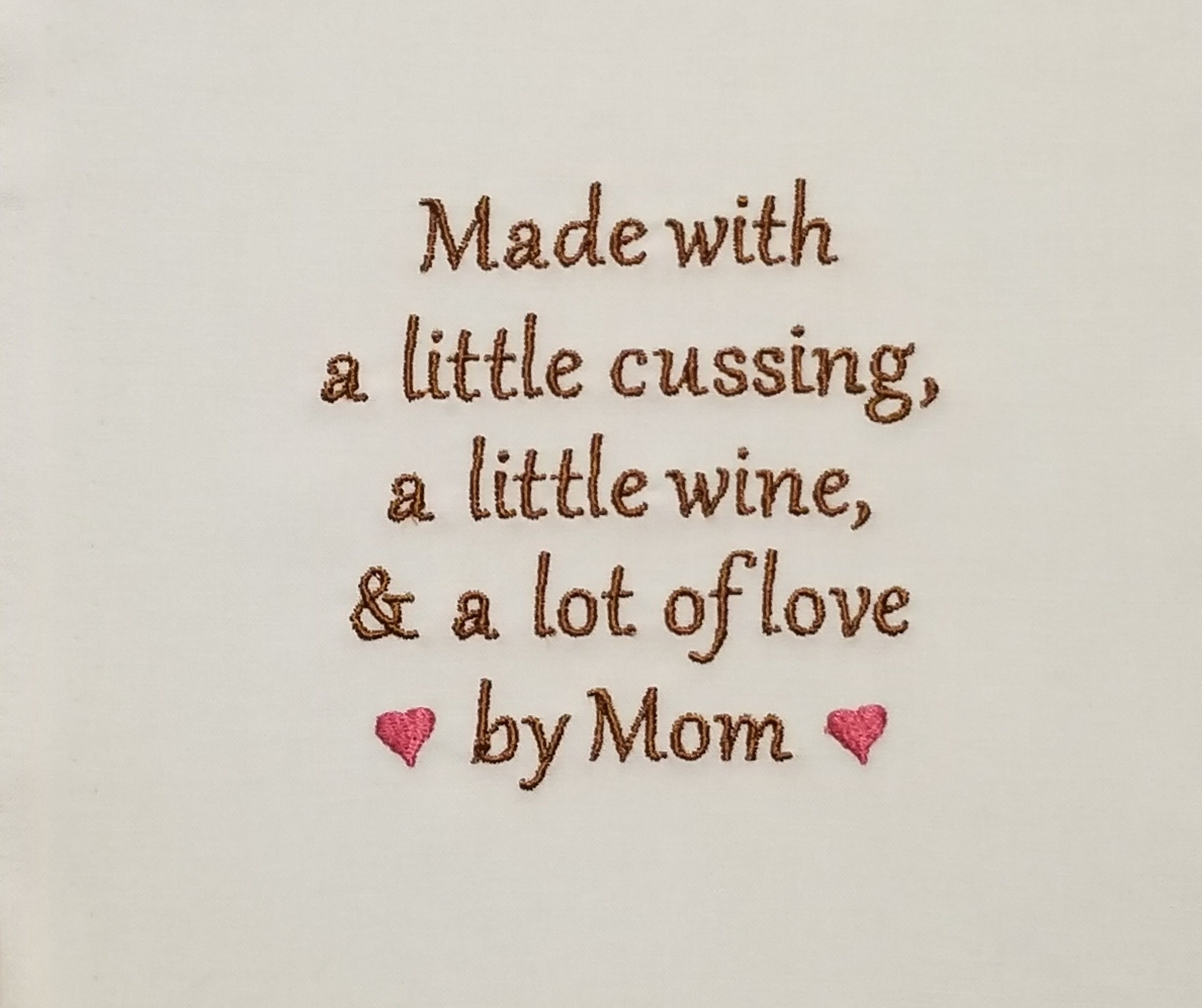 Sarcastic Quilt Label Custom Embroidery | Etsy