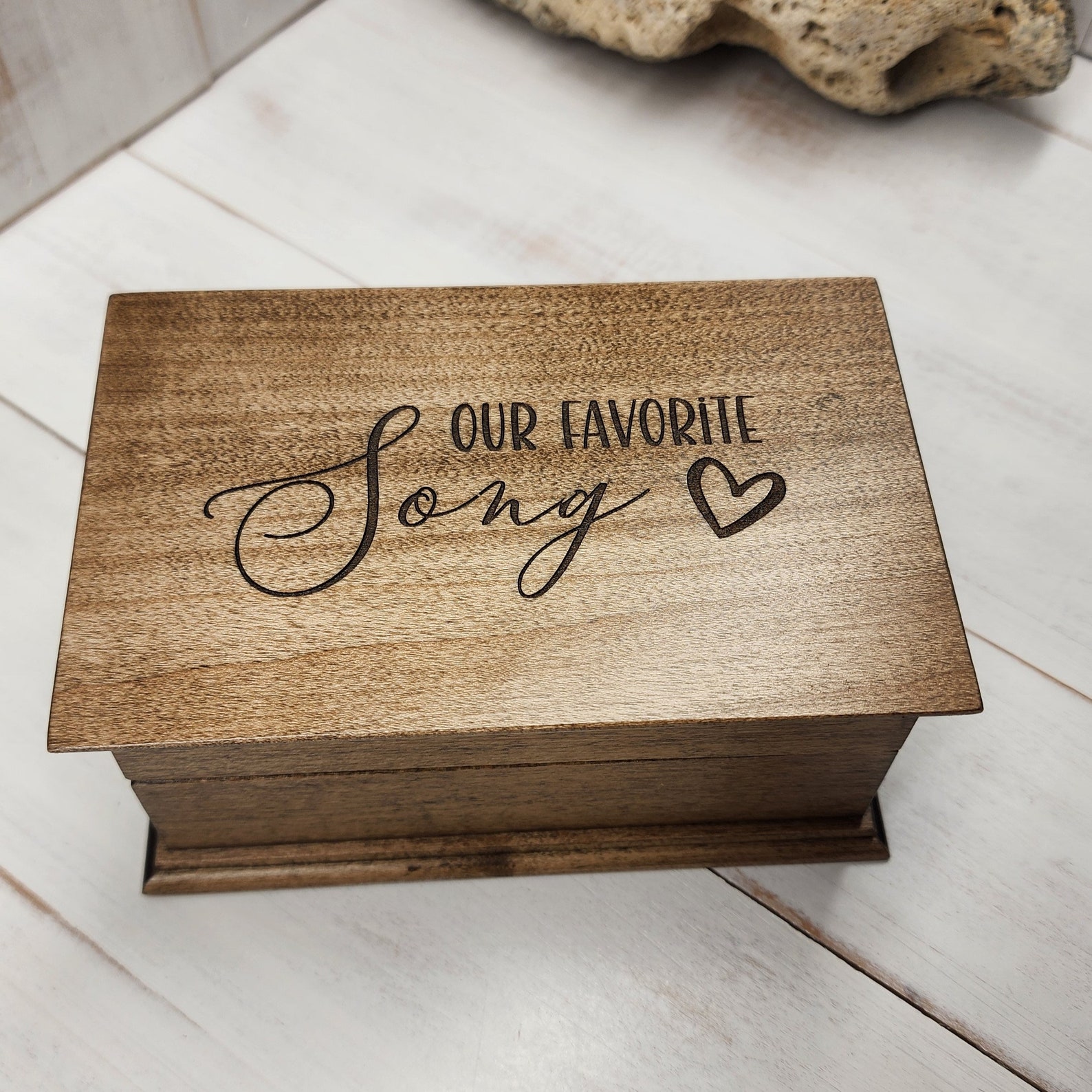 Our Favorite Song Box - Custom Song Jewelry Box - Music Box Choose Your ...