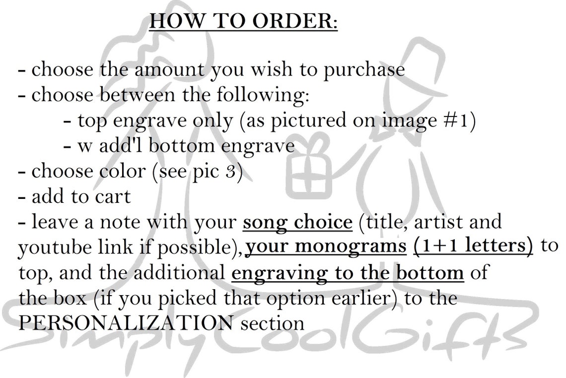 Customized Music Box Music Box Songs Engraved Music Box - Etsy