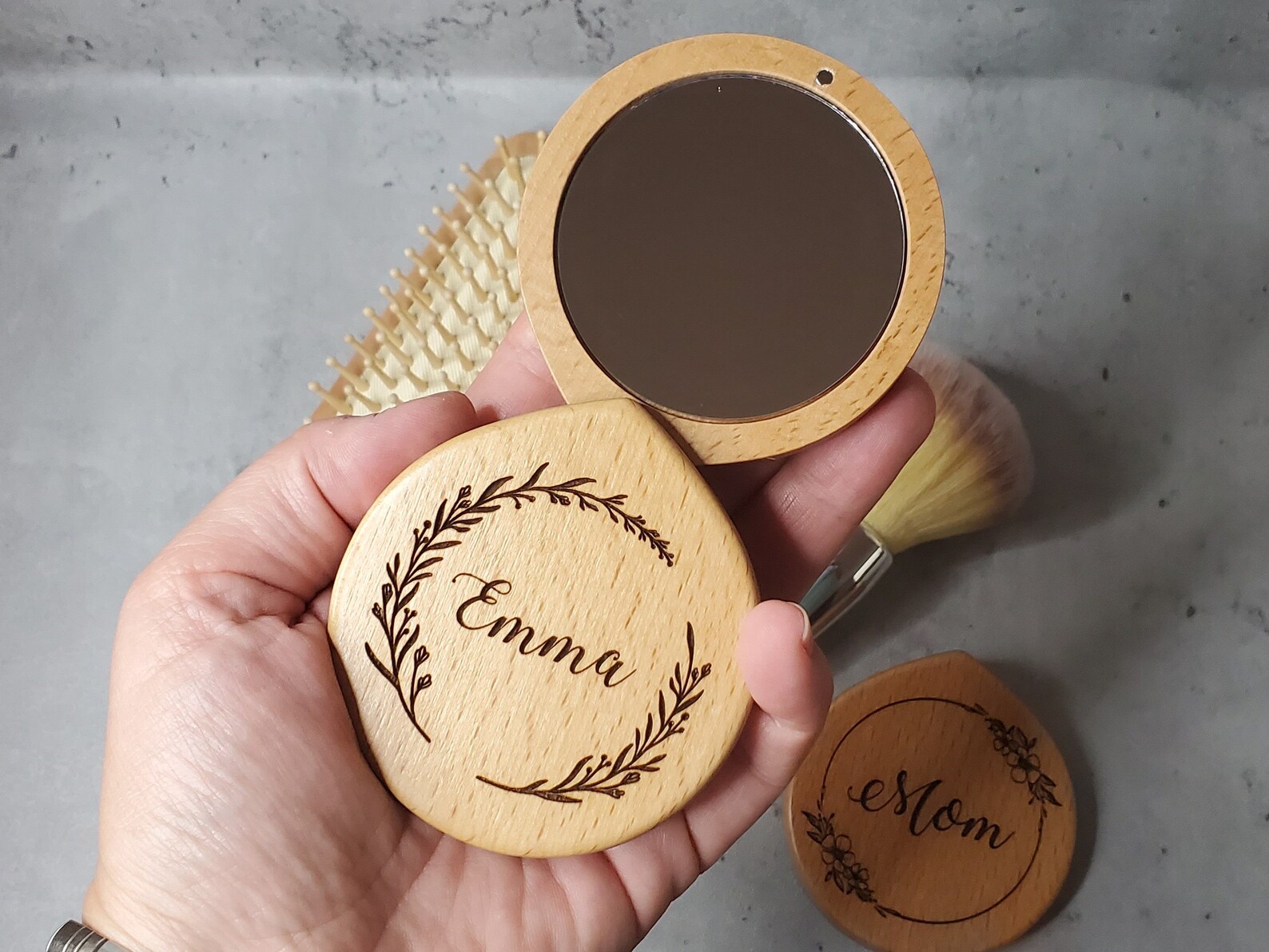 Birthday Gift for Girls Personalized Mirror Pocket Mirror - Etsy