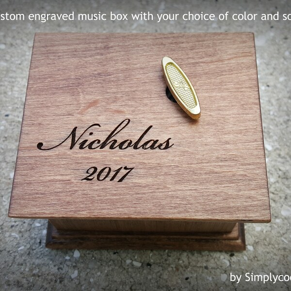 Custom Music Box With Any Song - Etsy