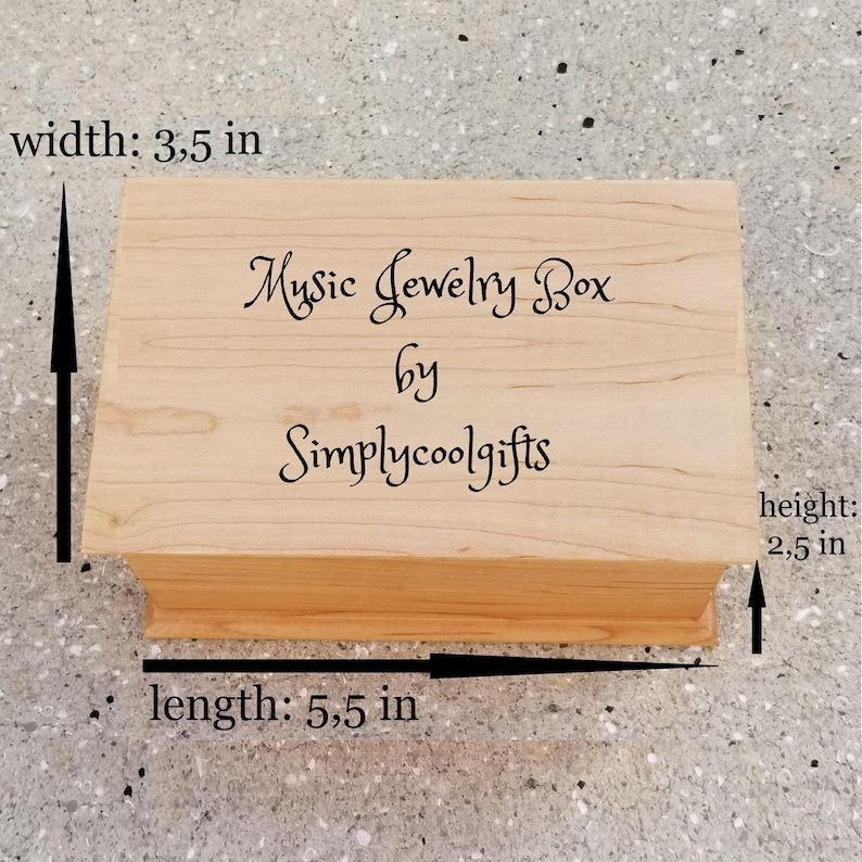 Personalized Baptism Music Box With Cross – Custom Engraved Wooden ...