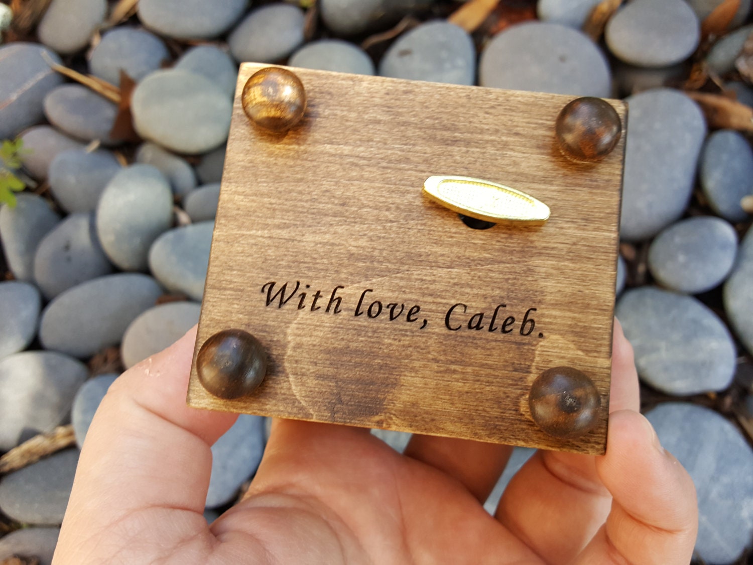 Musical note music box wooden music box custom music box | Etsy