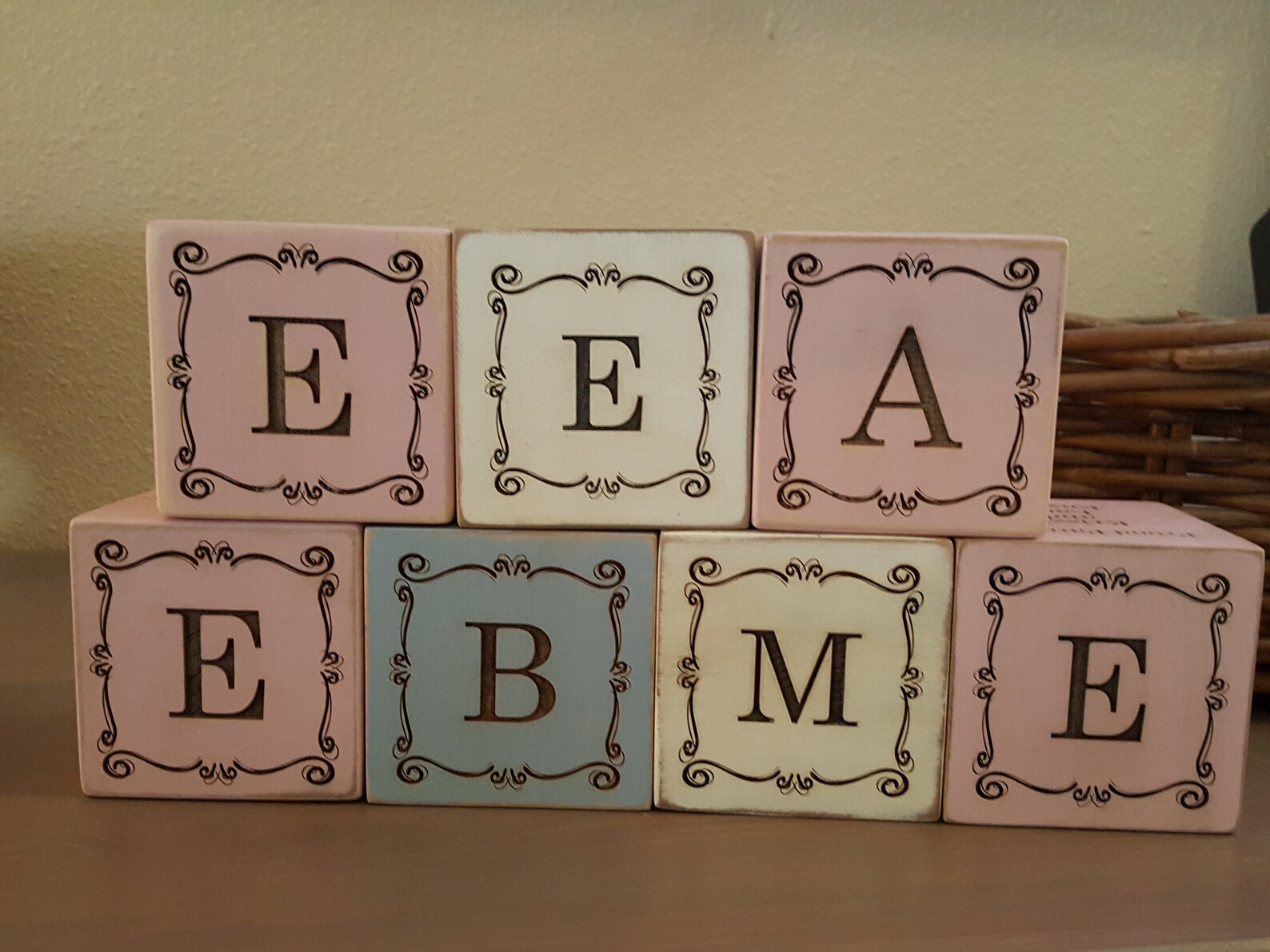 Baby Keepsake Block Personalized Baby Cube 3 in Wooden - Etsy