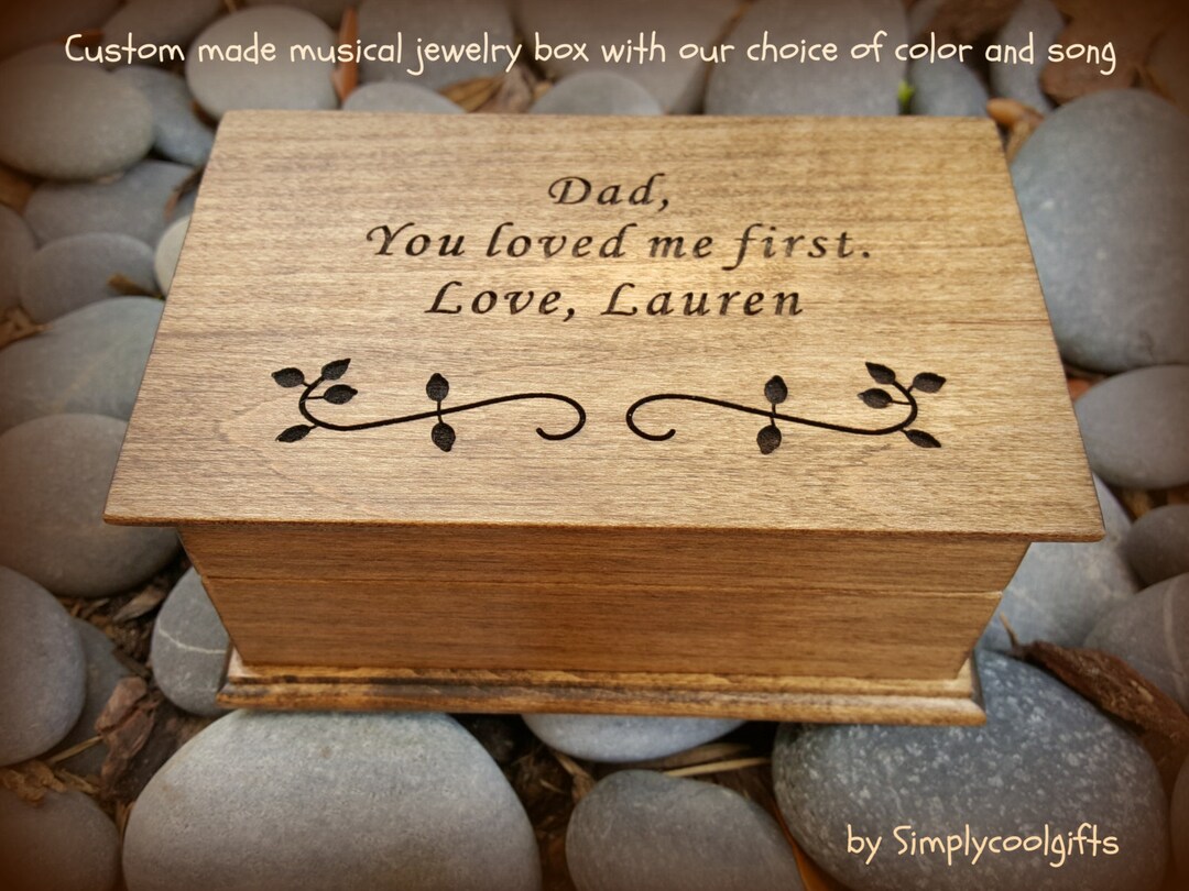 Dad Father of the Bride Music Box Custom Made Music Box - Etsy