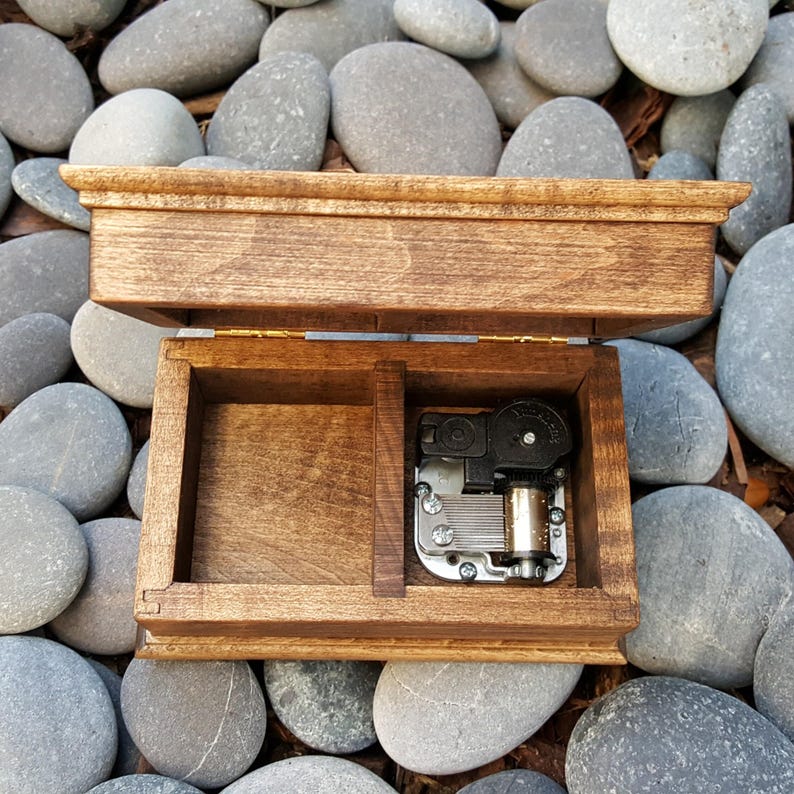 Music Box, Jewelry Box, Anniversary Gift, Musical Jewelry Box, Happily ...