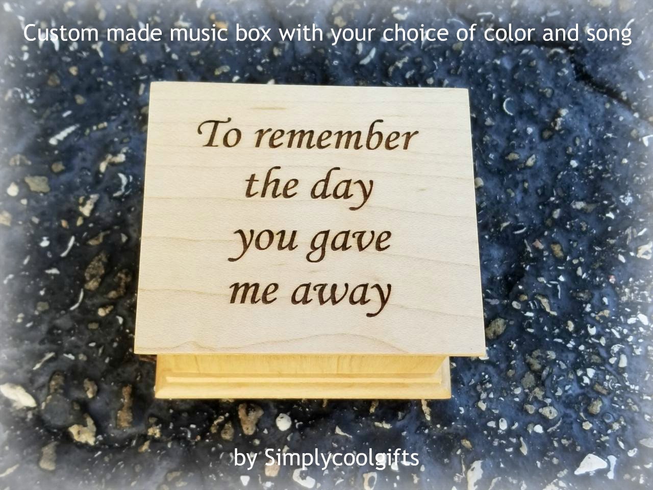 Music box wedding music box wedding favor father of bride | Etsy