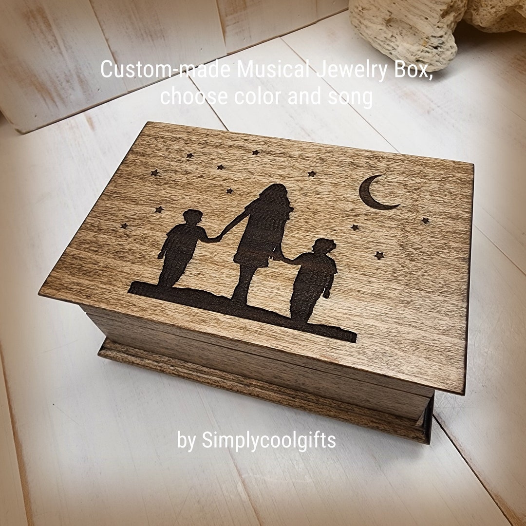 For Daughter Box Mother and Daughter Jewelry Box Music Box Choose Your ...