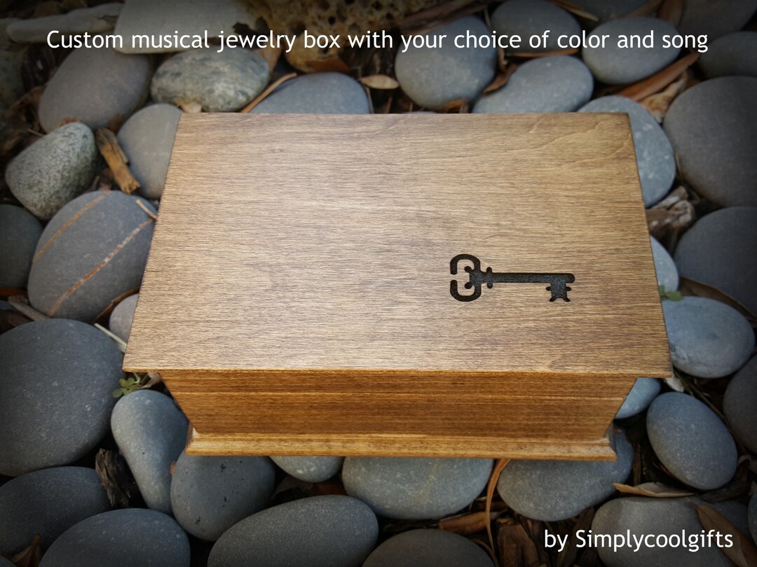 Music Box, Custom Made Music Box, Musical Jewelry Box, Birthday Gift ...