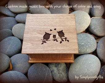 Owl Music Box | Etsy