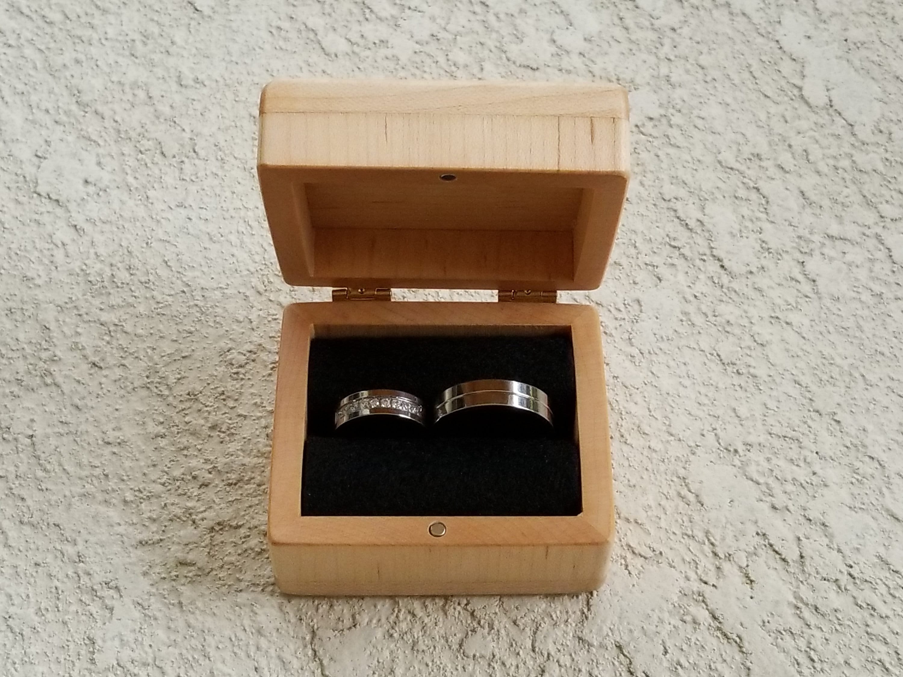 Ring Bearer Box Wooden Ring Box Custom Ring Box Proposal | Etsy