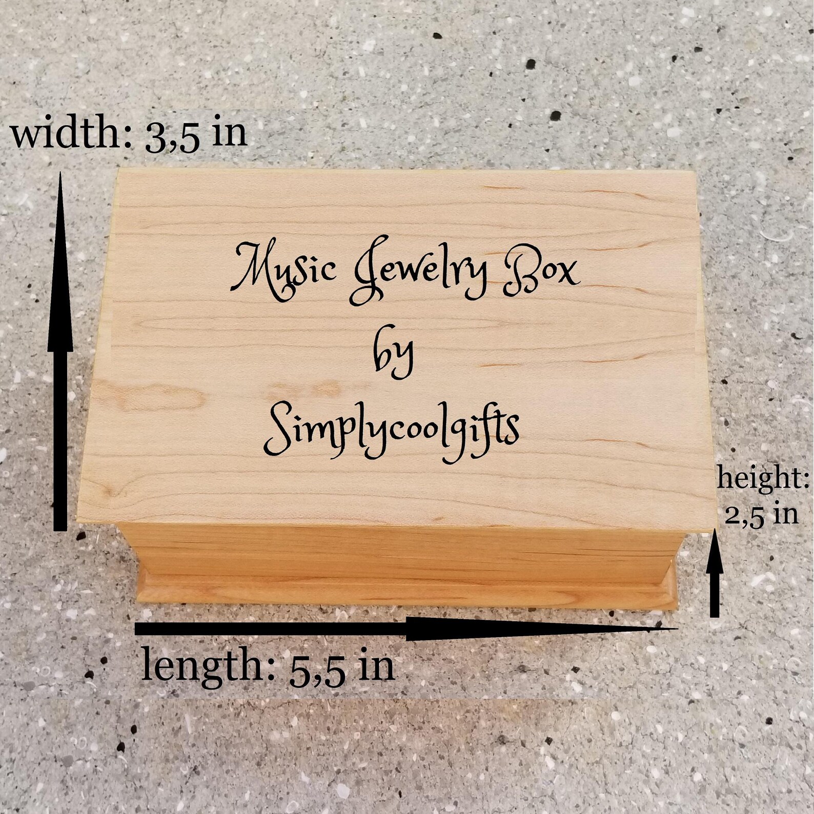 Music Box, Jewelry Box, Anniversary Gift, Musical Jewelry Box, Happily ...