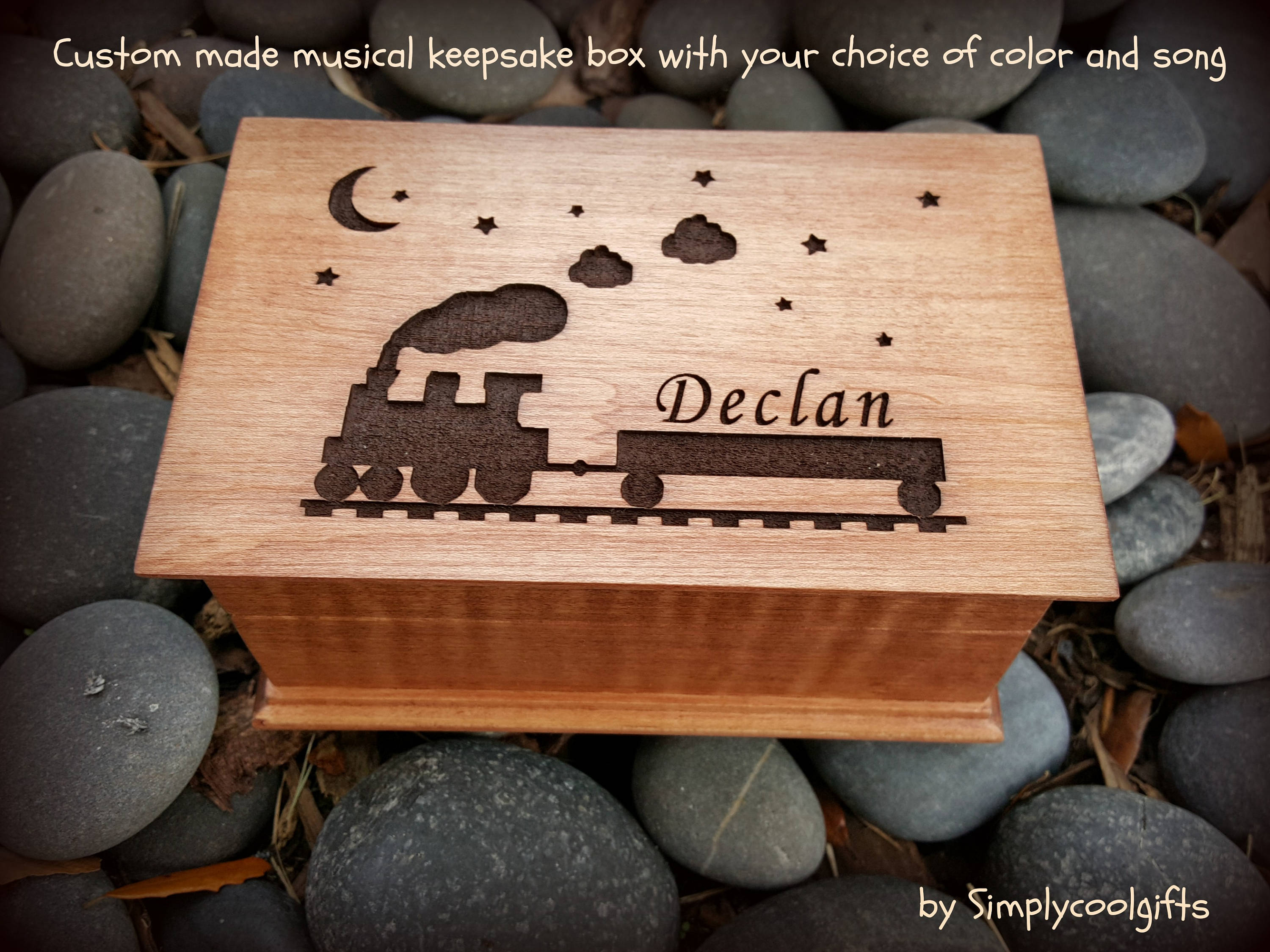 Train train gift music box jewelry boxtrain theme gift | Etsy