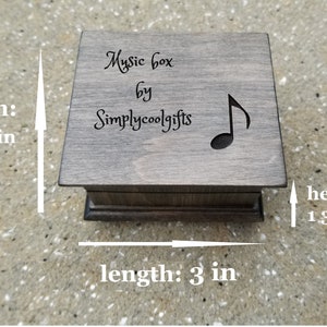 Monogrammed Box - Engraved Music Box - Custom Music Box With Your ...
