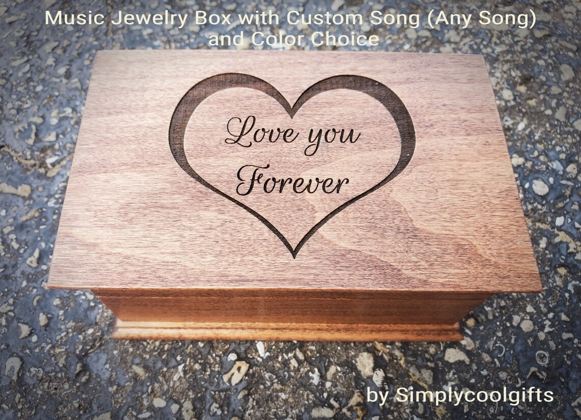 Music Box Custom Song Love You Forever Music Box Choose - Etsy