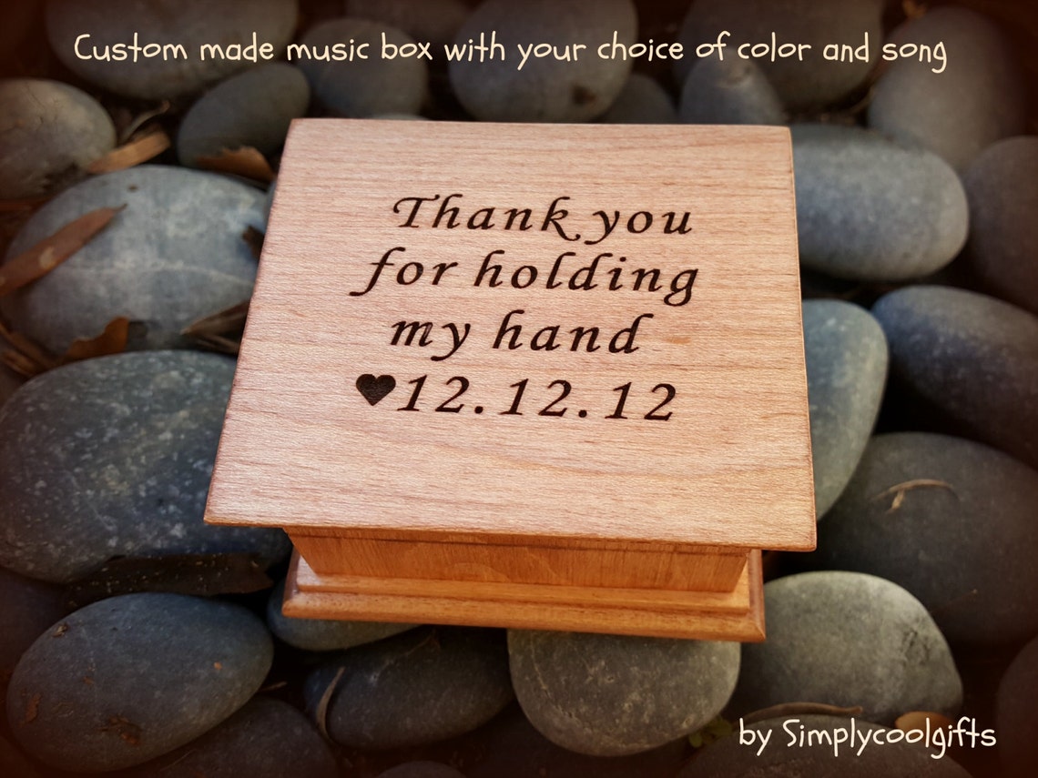 Music Box, Wedding Music Box, Wedding Favor, Father of Bride Gift ...