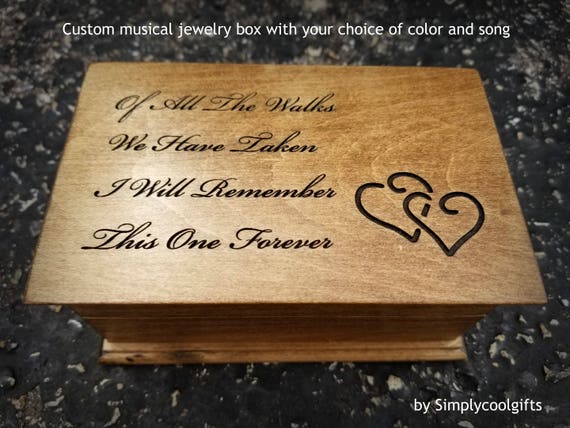 Father of bride music box custom made music box musical | Etsy