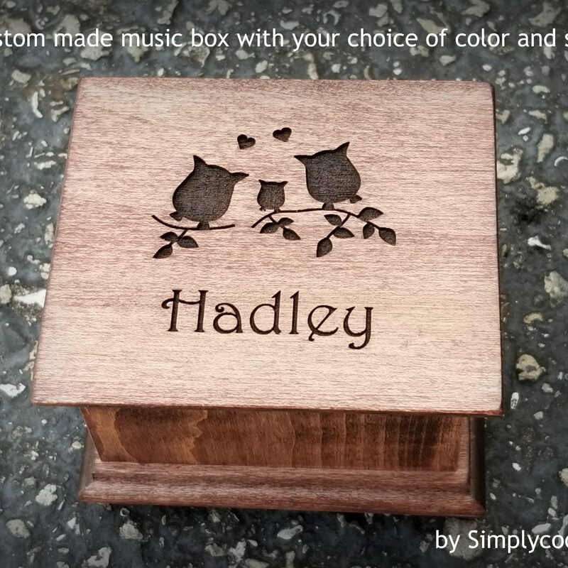 Owl Music Box - Etsy