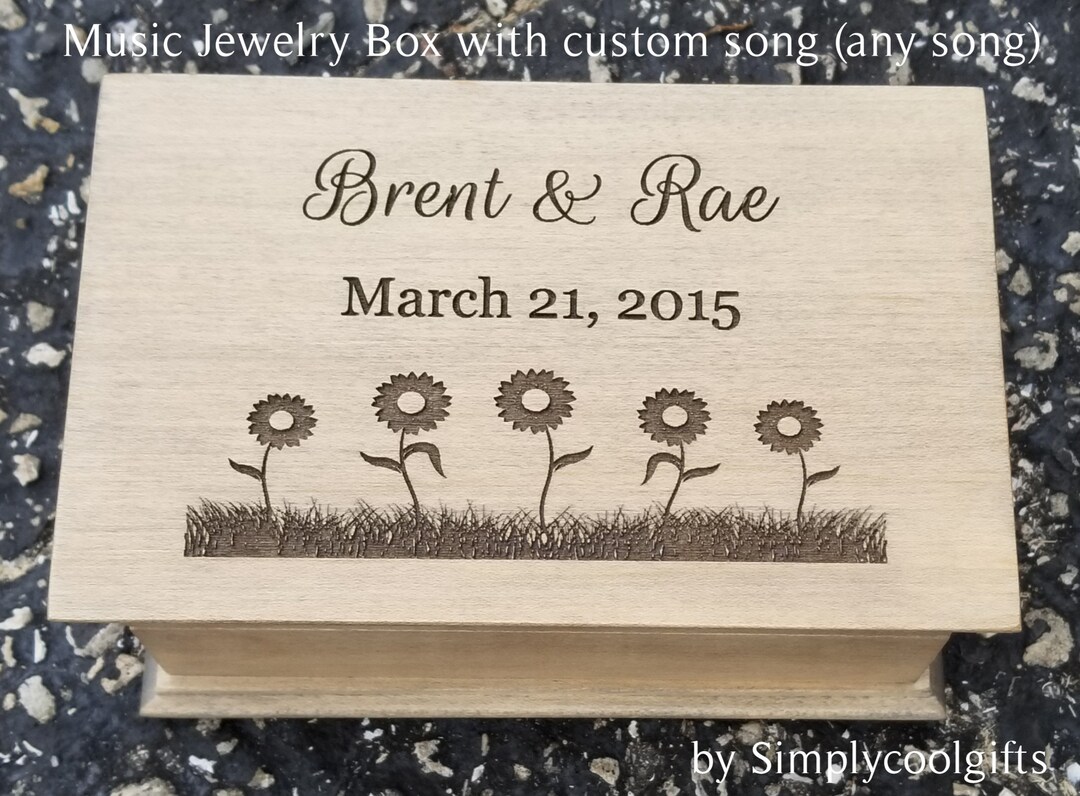 Music Box Custom Songs - Valentines Gift - Any Song Music Box ...