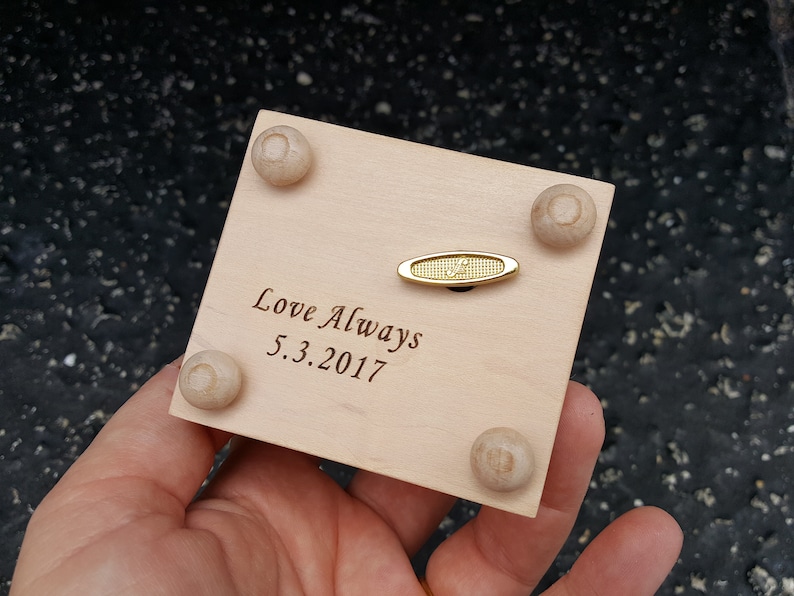 To the Moon and Back Custom Music Box Wooden Music Box - Etsy