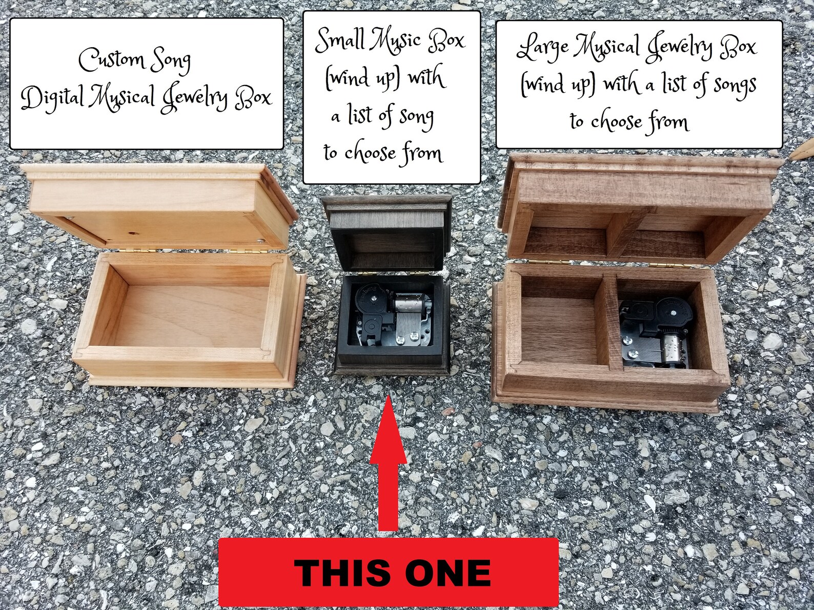 Monogrammed Box Engraved Music Box Custom Music Box With | Etsy