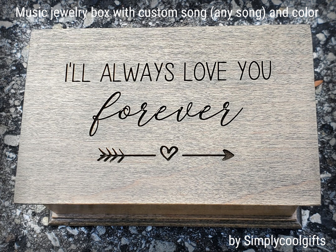 I Love You Forever Box Anniversary Box Music Box Choose - Etsy