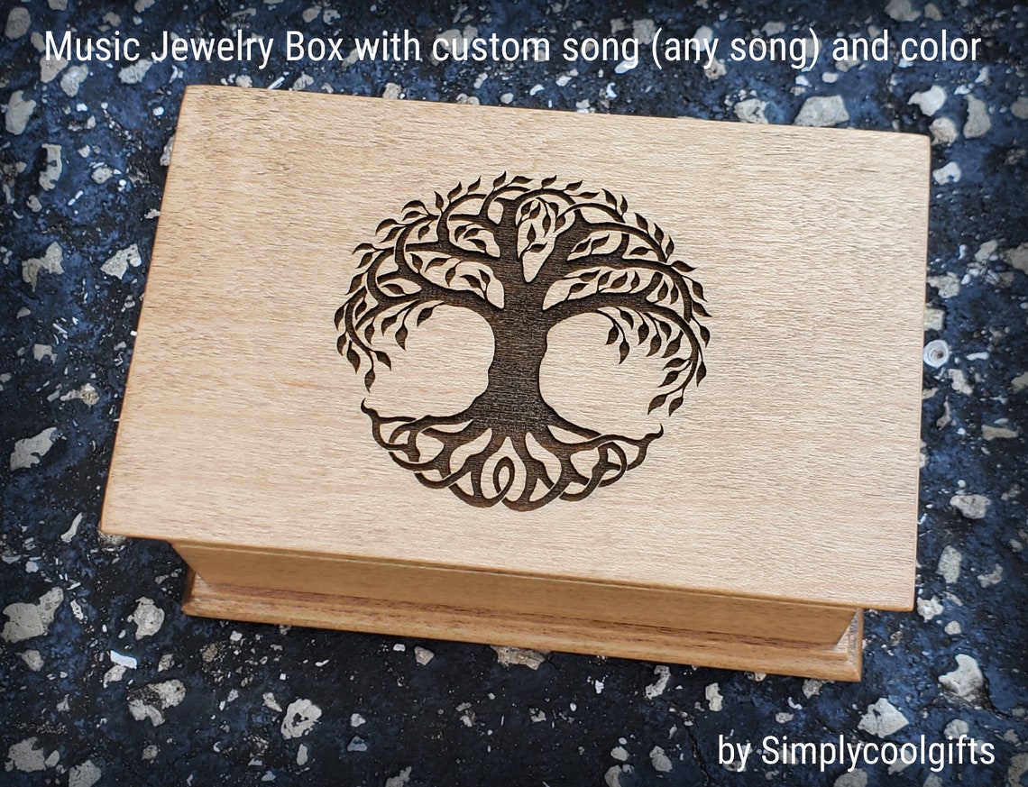Tree of Life Music Box Custom Song Music Box Music Box - Etsy