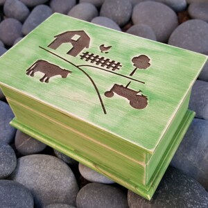 Music Box, Farm Theme, Music Jewelry Box, Farm Theme Nursery, Farm ...