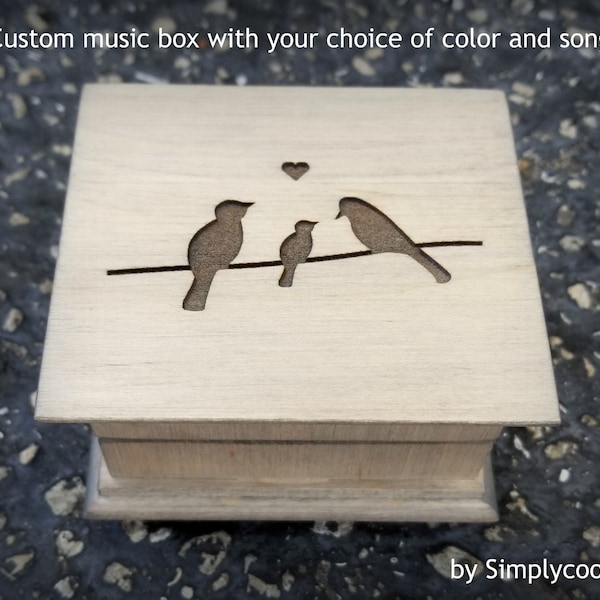 Bird Music Box - Etsy