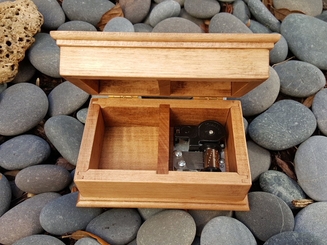 Stars Shining Star Music Box Jewelry Box Wooden Jewelry - Etsy