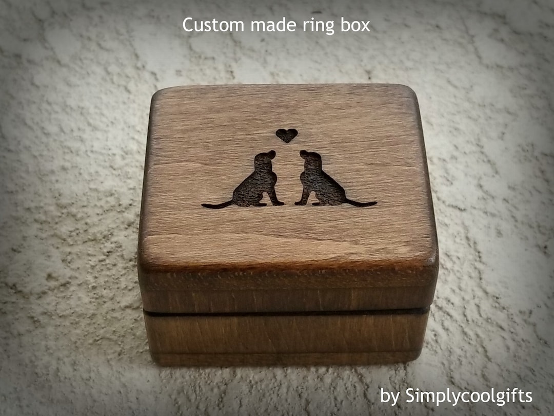 Unique Ring Box - Engagement Ring Box - Wedding Ring Box, Custom Ring ...