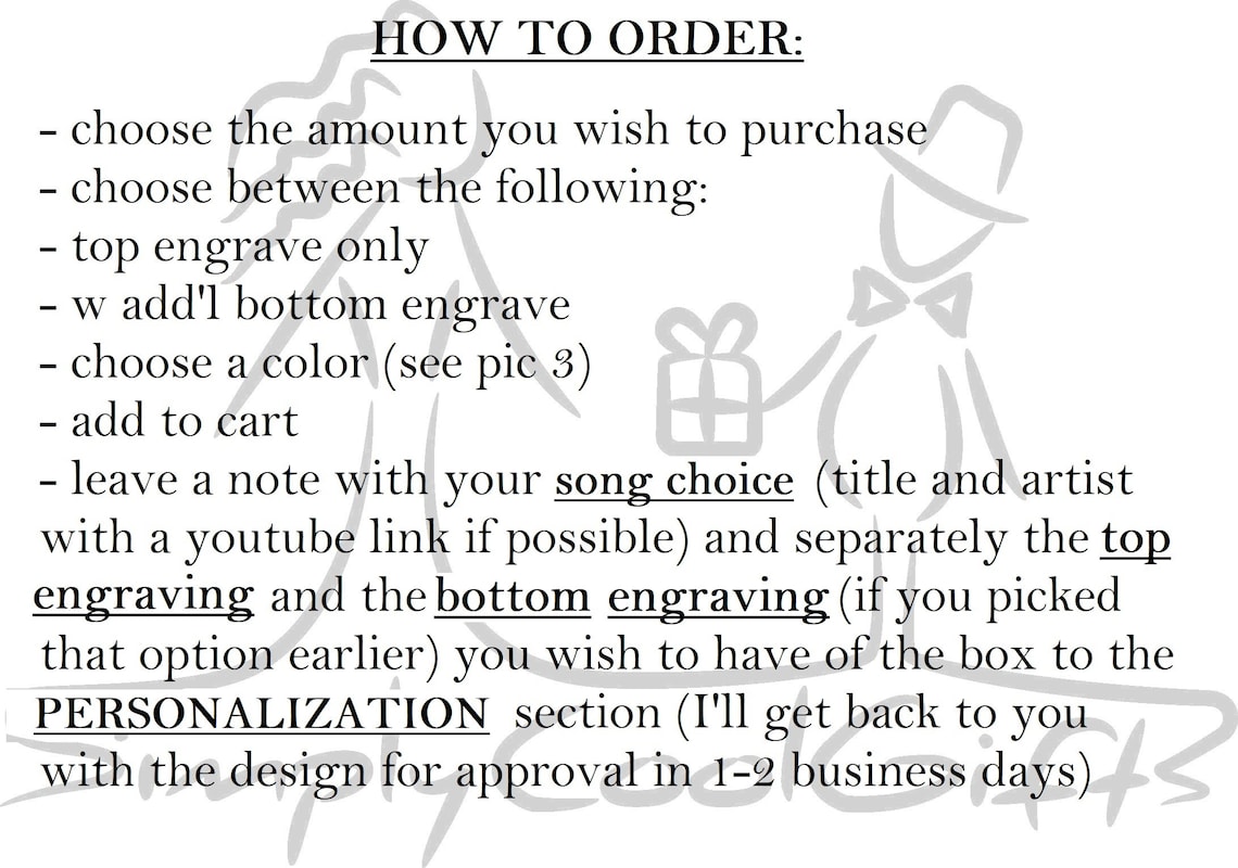 Music Box Custom Song Custom Music Box Music Box Choose - Etsy