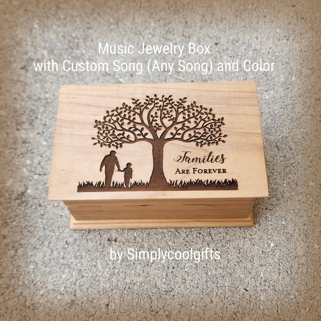 Family is Forever Music Box - Custom Song Music Box - Music Box Choose ...