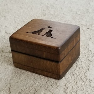 Proposal Box - Dachshund Gift - Custom Ring Box - Wedding Ring Box ...