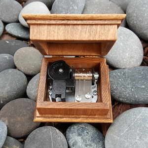 Moon and Back - Wooden Music Box - Custom Music Box With Moon and Stars ...