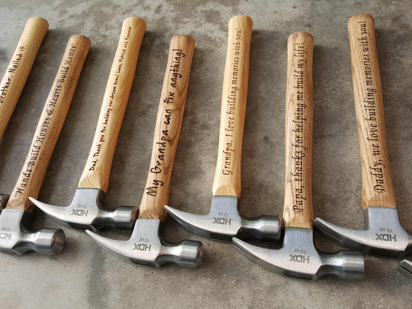 Father's Day Engraved Hammer Custom Hammers | Etsy