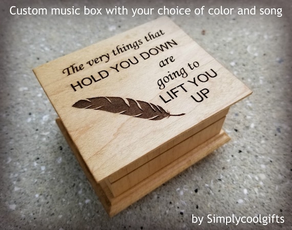 Box With Quotes Custom Inspirational Quotes Gift Box With Magnetic Lid