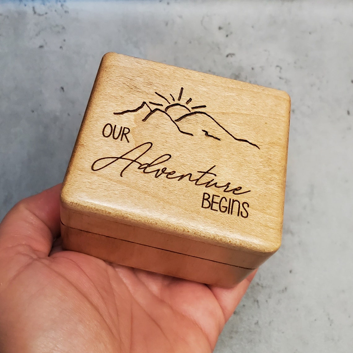 Music Ring Box Custom Song Ring Box Engagement Box Playing - Etsy