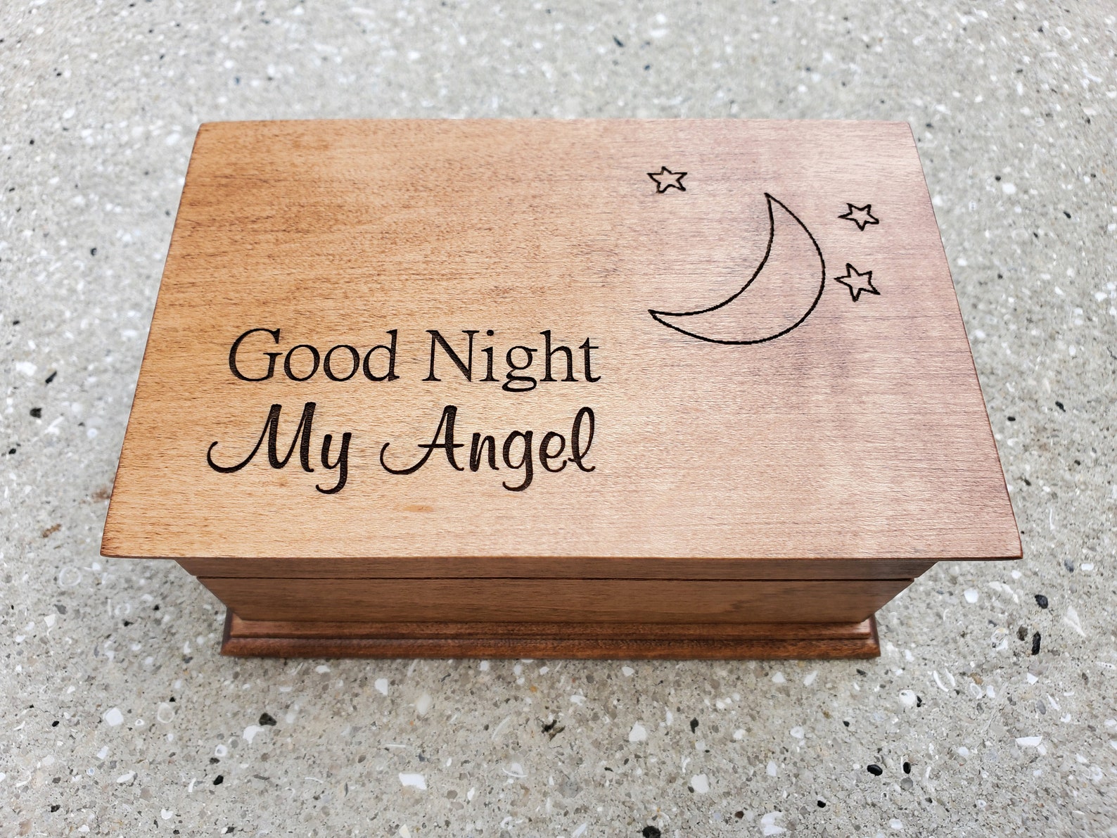 Good Night My Angel Custom Music Box Music Box Choose Your - Etsy