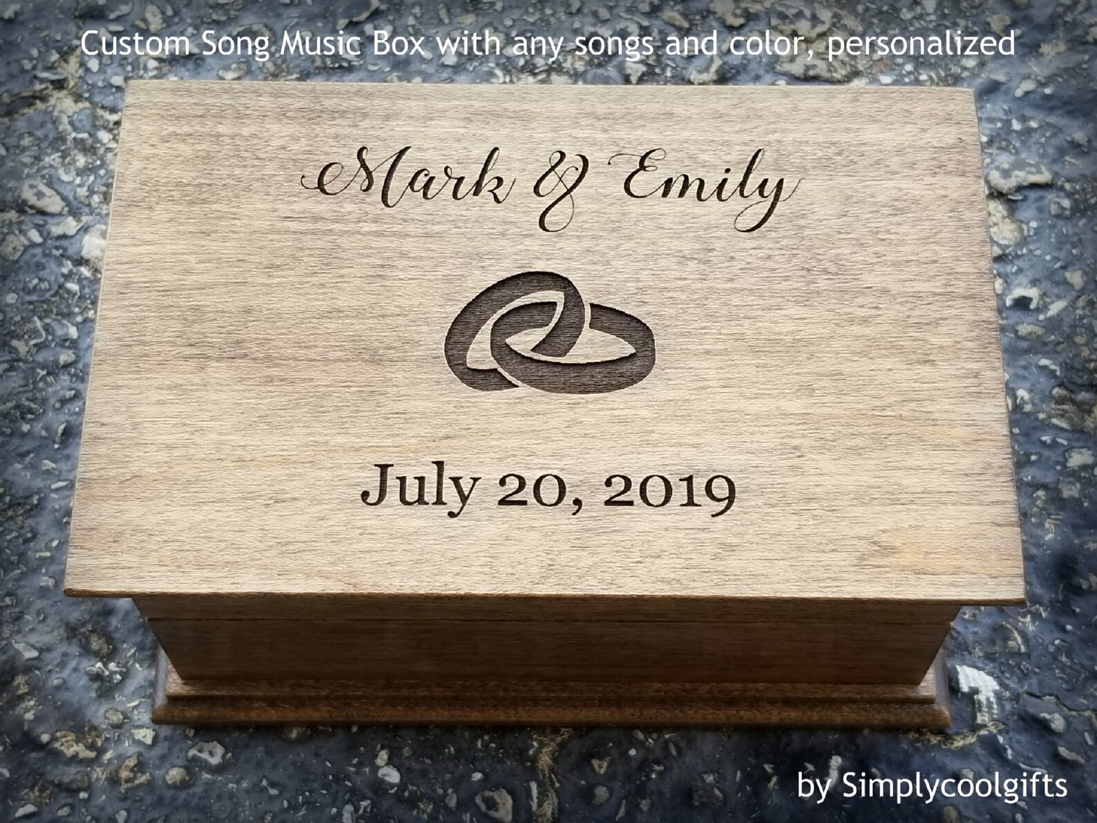Music Box Custom Songs Wedding Gift Any Song Music Box - Etsy