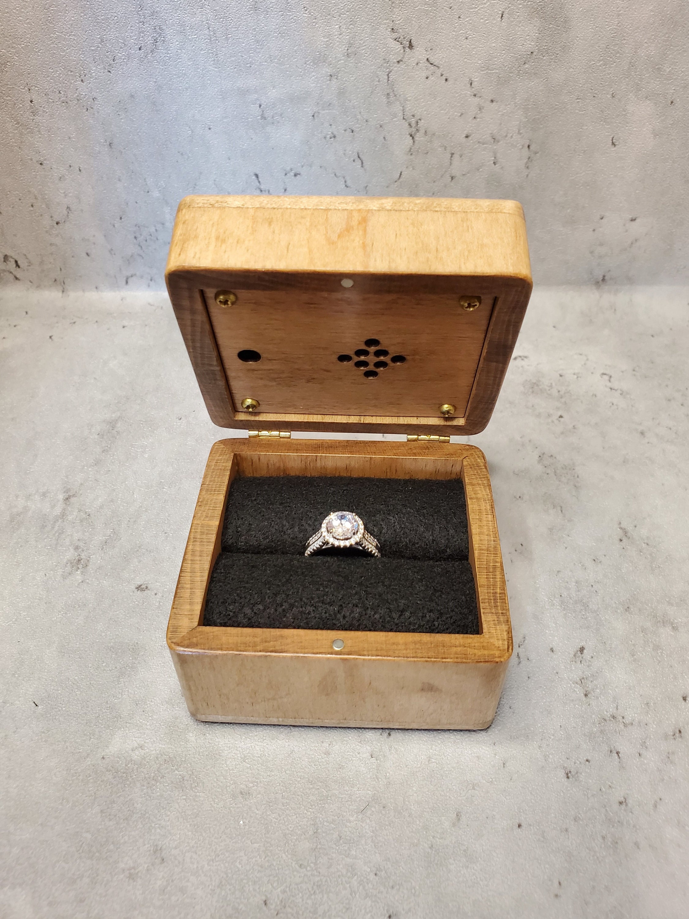 Music Ring Box - Custom Song Ring Box - Engagement Box Playing Your ...