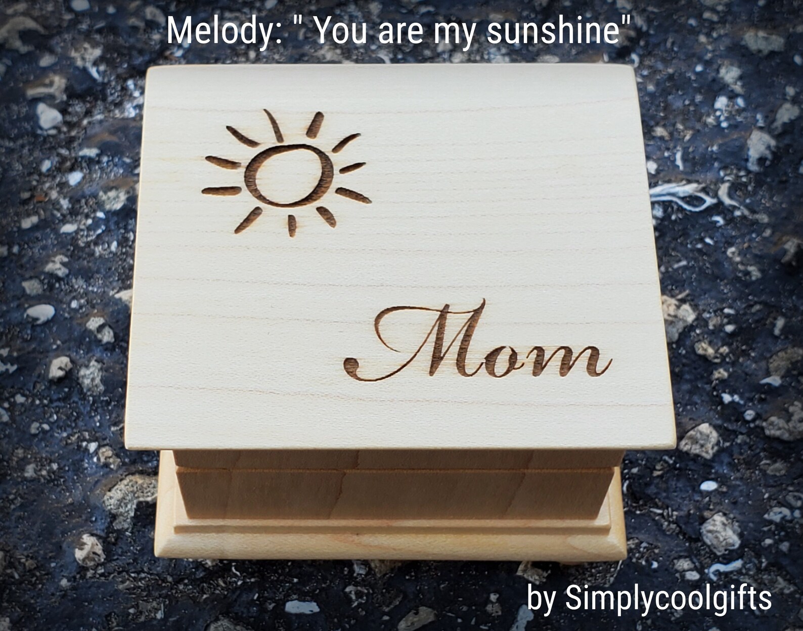You Are My Sunshine Music Box Wooden Music Box Last Minute | Etsy