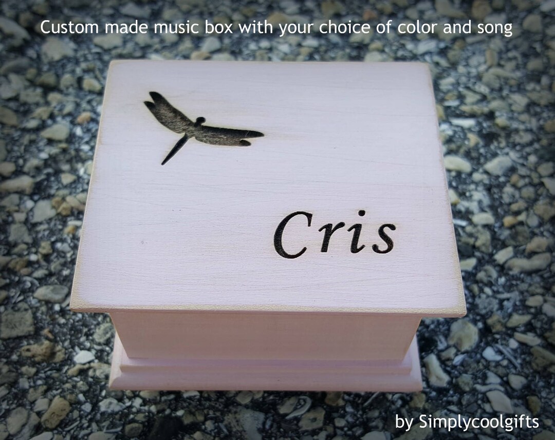 Dragonfly Gift - Personalized Music Box - Custom Music Box With a ...