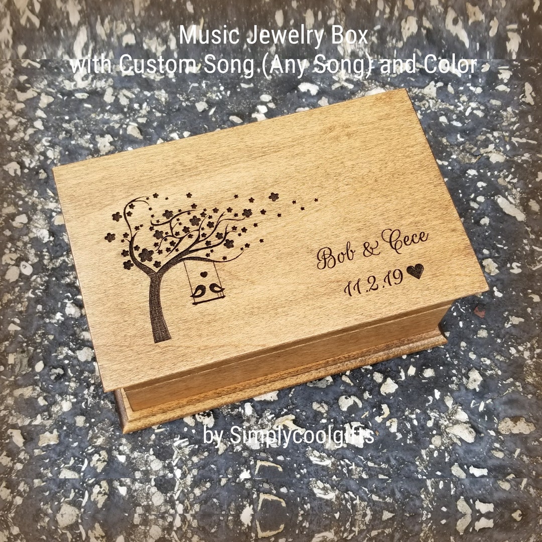 Anniversary Gift Box - Music Box Custom Songs - Wedding Box ...