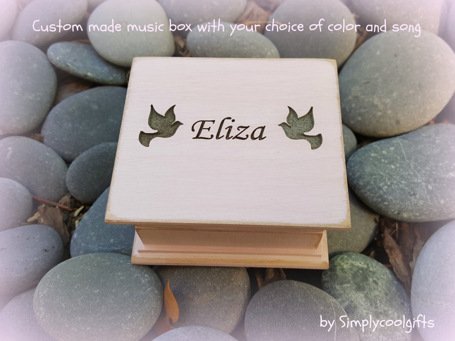 Music Box Wooden Music Box Custom Made Music Box Doves - Etsy
