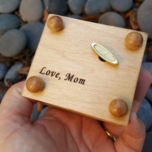 Inspirational Quotes - Engraved Music Box - Custom Music Box - Wooden ...