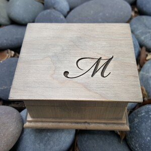Monogrammed Box - Engraved Music Box - Custom Music Box With Your ...