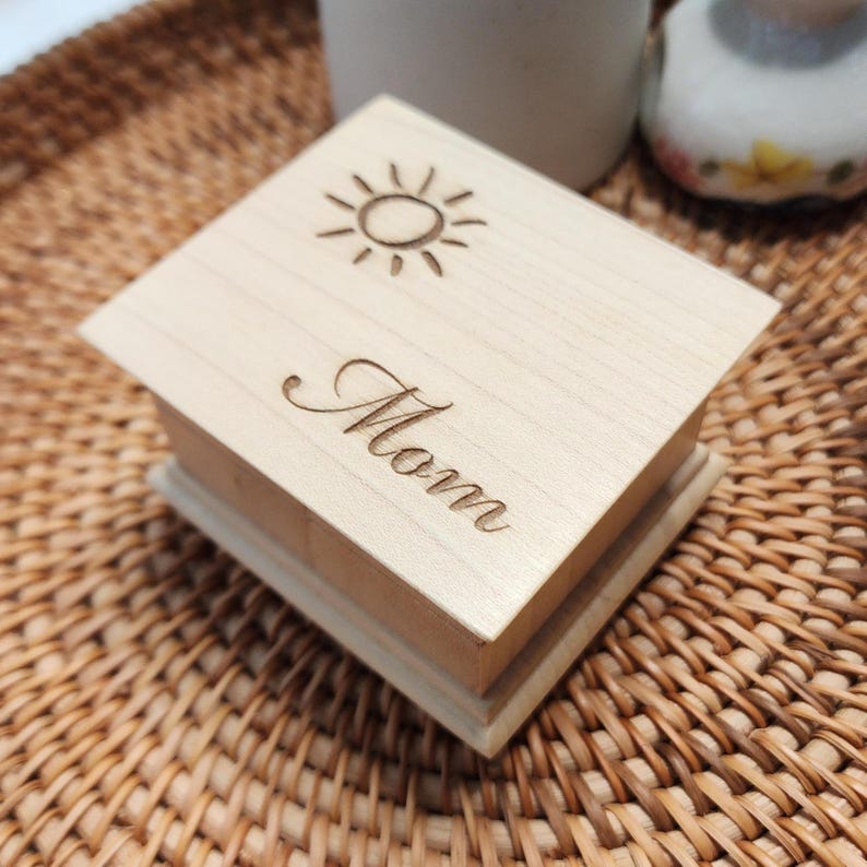 Music Box for Mom – Here Comes the Sun Wind Up - Etsy