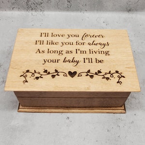 I'll Love You Forever - Music Box Custom Song - Custom Music Box ...