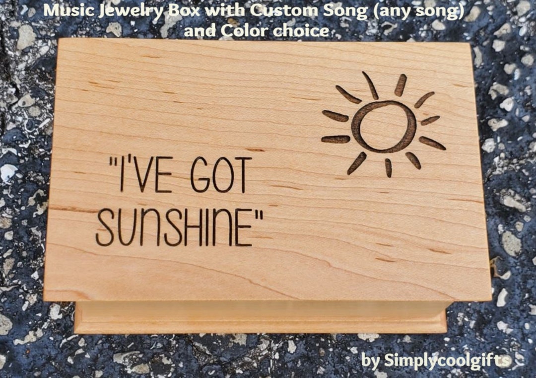 Music Box Custom Song My Girl Music Box Music Box Choose - Etsy